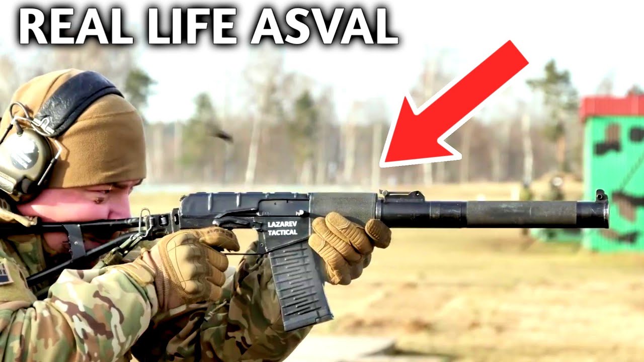 CODM AS-VAL in Real Life! - YouTube