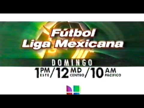 Futbol Liga Mexicana (Return) Promo on Univision (VHS QUALITY) - Summer ...