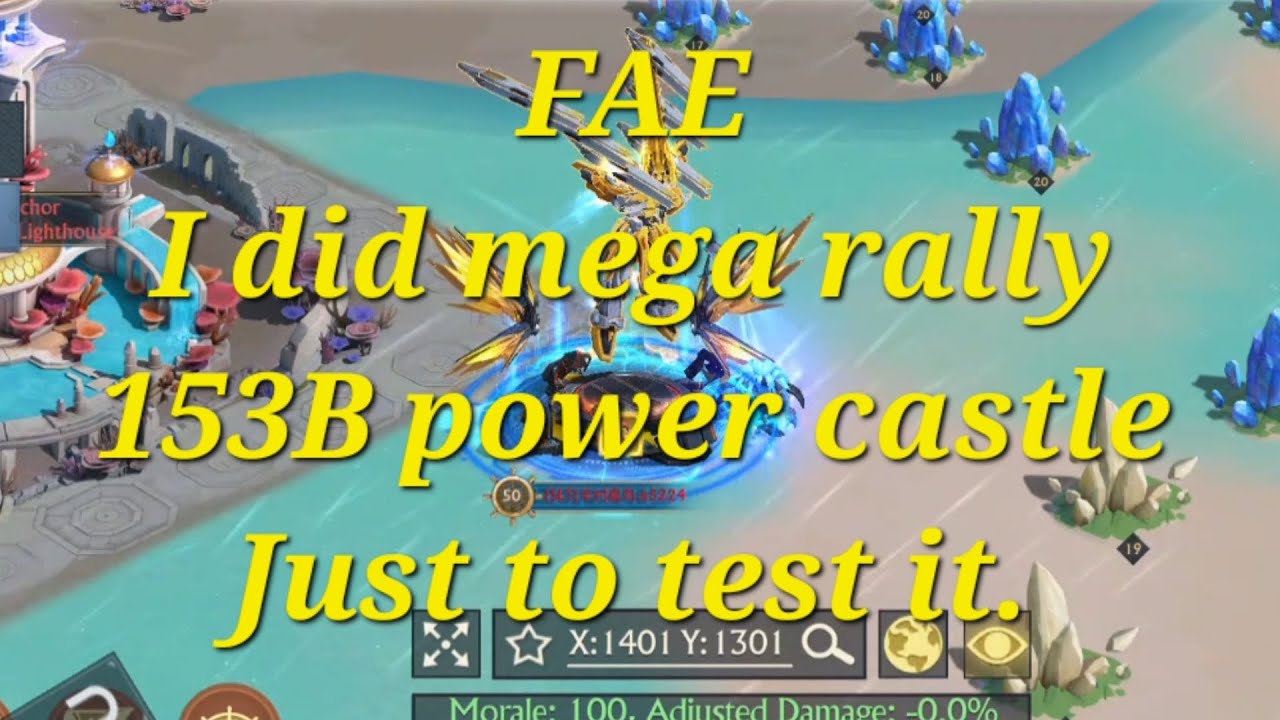 King of Avalon FAE I did mega rally 153B power castle | interesting ...