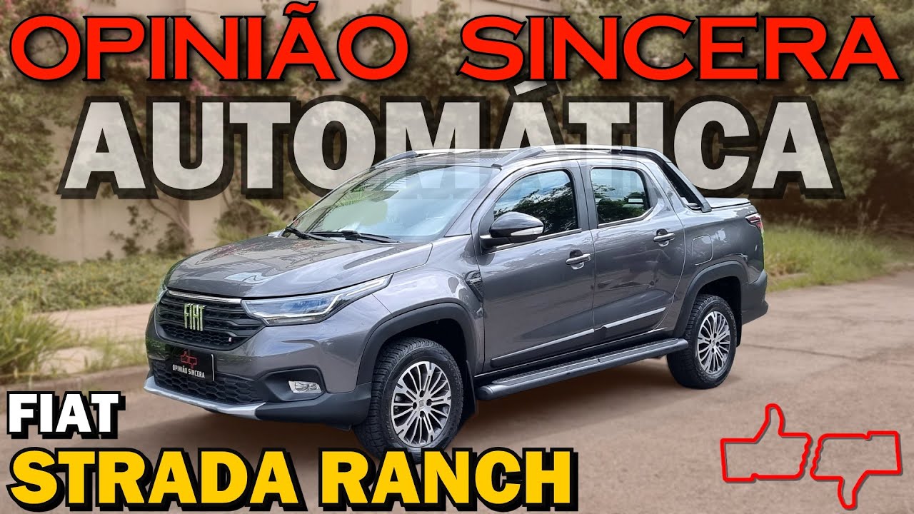 FIAT Strada Ranch 2023 - Picape automática CVT: Detalhes, história ...