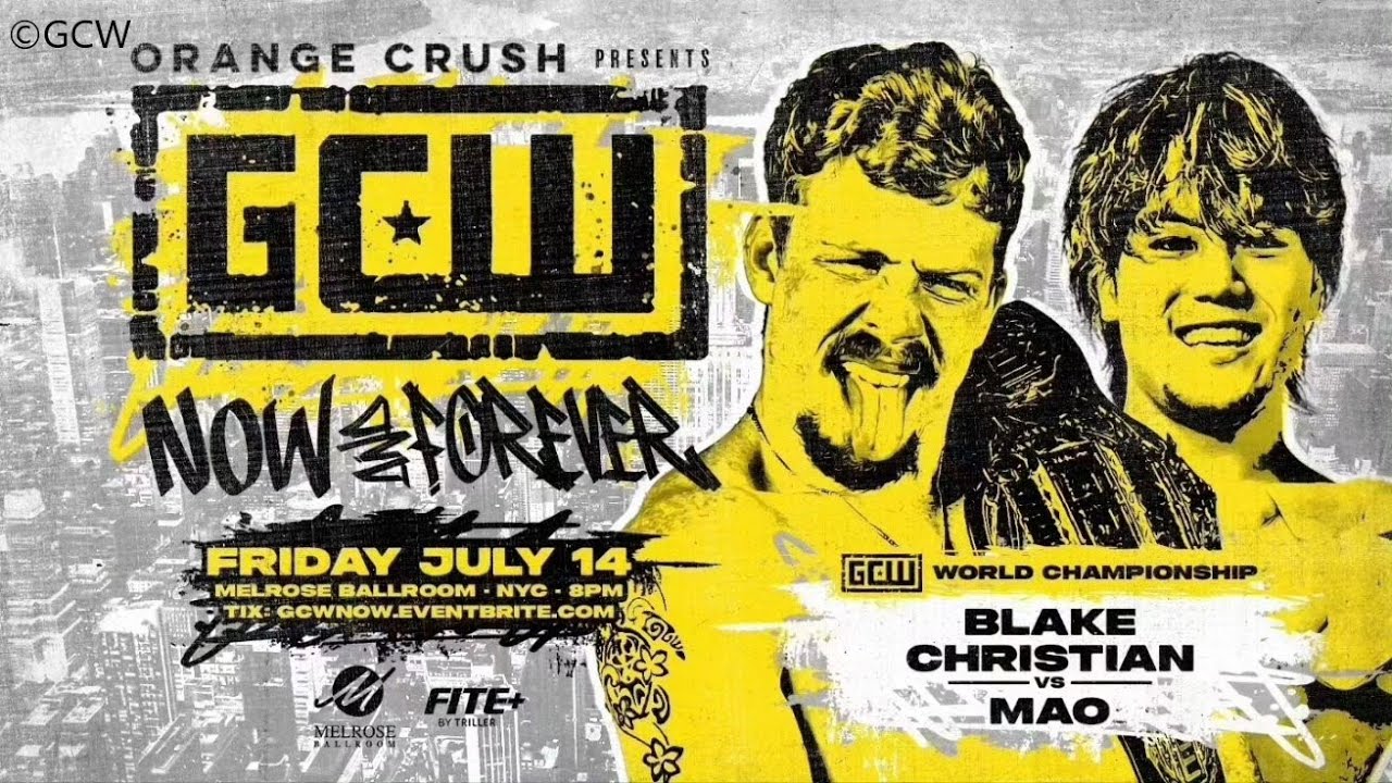 Blake Christian (c) vs MAO / GCW World Title Match / GCW Now & Forever ...