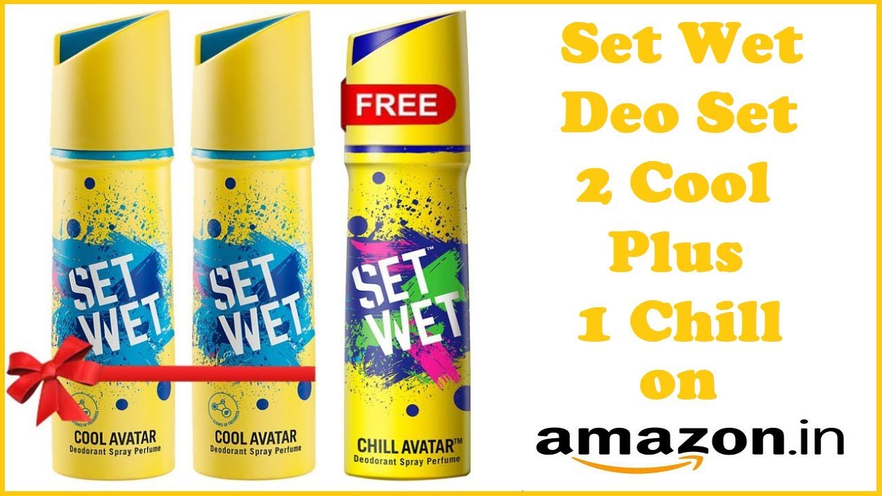 Set Wet Deo Set 2 Cool Plus 1 Chill on Amazon - YouTube