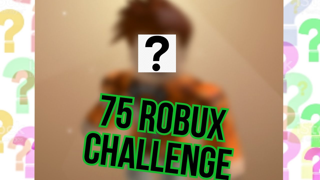 75robux avatar challenge - YouTube