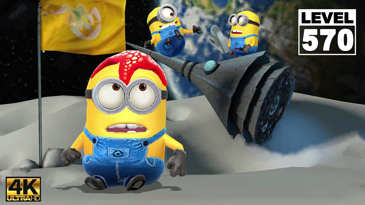 Minion Rush Starfish Minion collect 500 Stars on the Moon at The ...