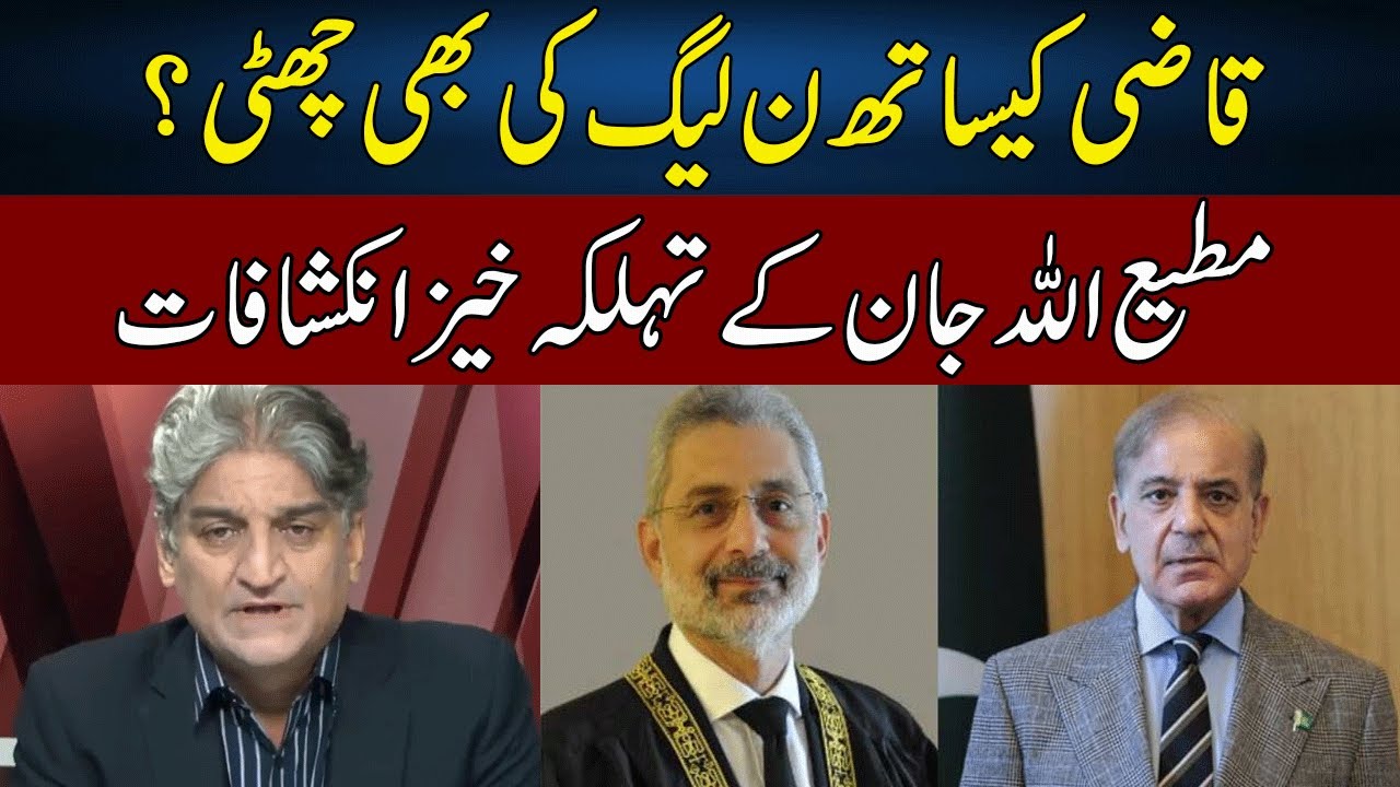 Matiullah Jan Gives BIG News | Sahafi With Matiullah Jan | Neo News ...