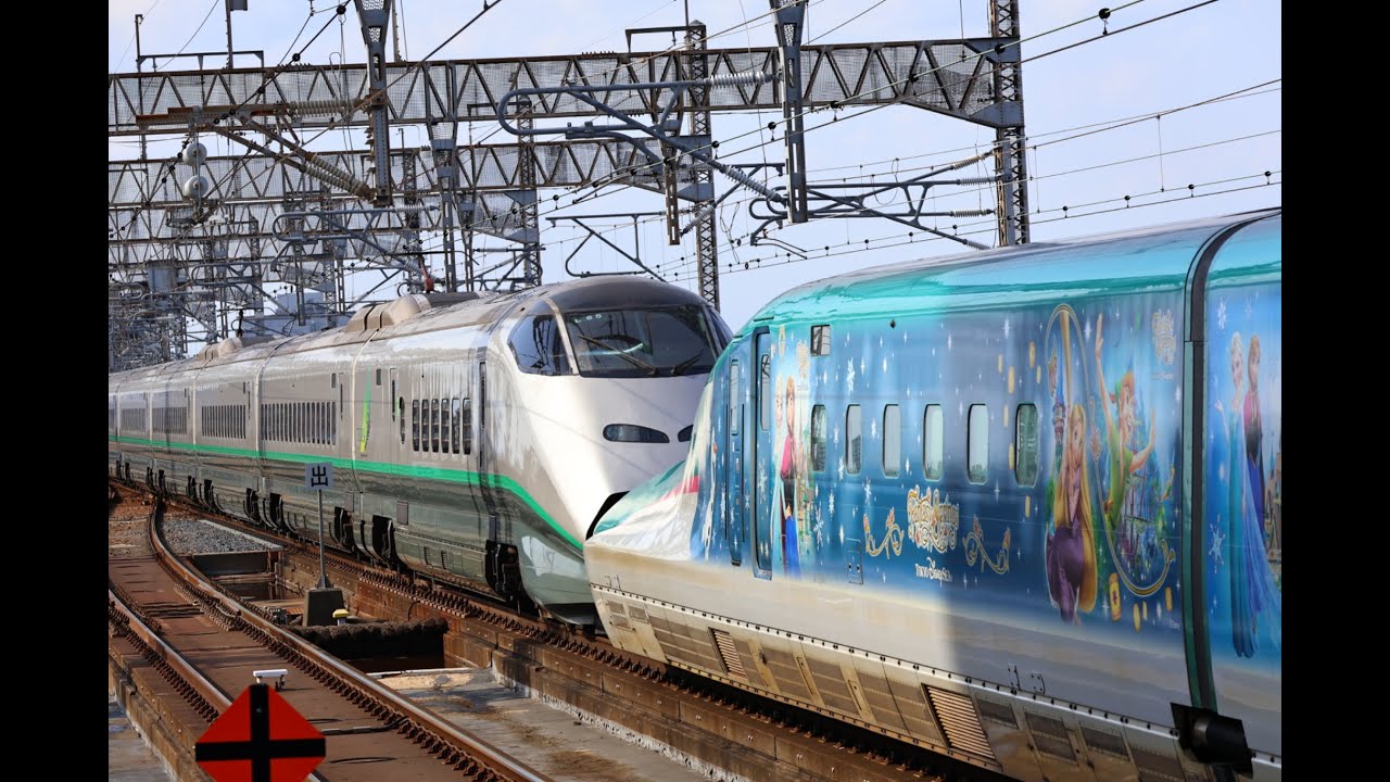 E3系 L65編成（銀つば）+E5系 U6編成 Magical Journey Shinkansen - YouTube