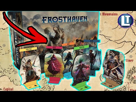 FROSTHAVEN Board Game NEW Character Previews - YouTube