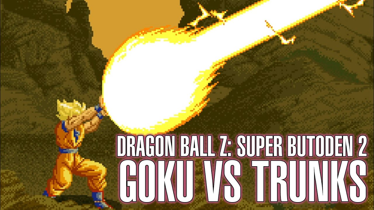 Dragon Ball Z: Super Butoden 2 Son Goku vs Trunks - SNES - YouTube