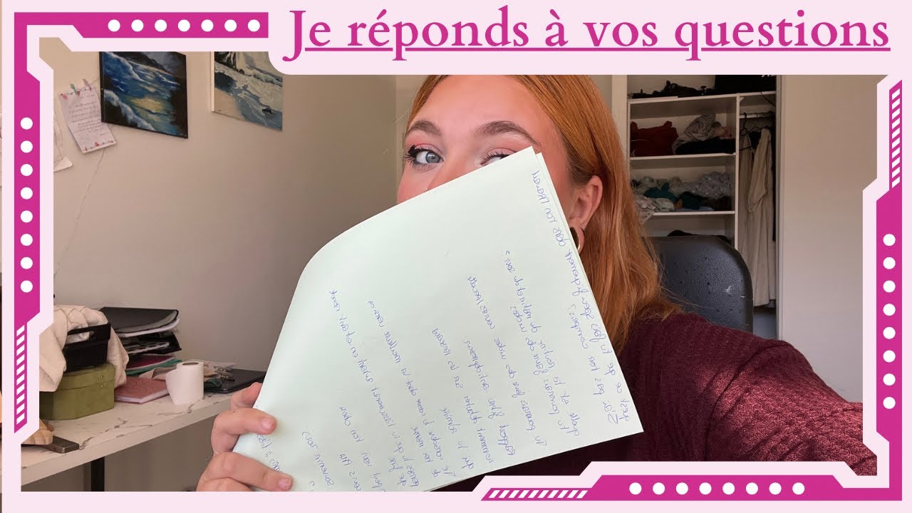 Je réponds à vos questions ! - YouTube