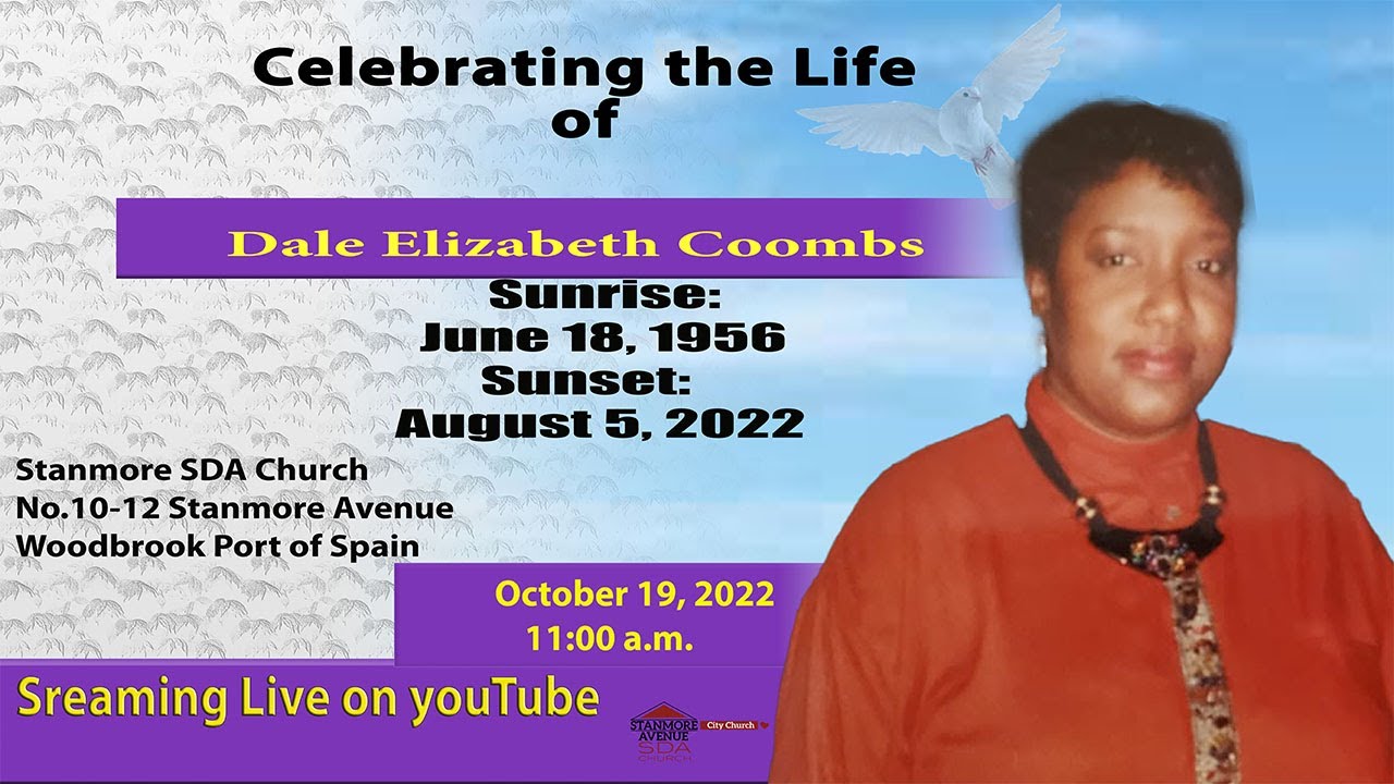 Celebrating the life of Dale Elizabeth Coombs Live Stream October 19 ...