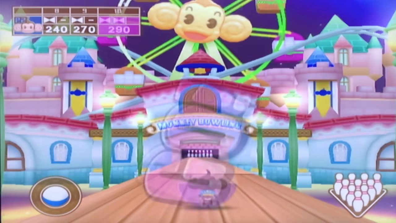 Monkey Bowling - Score of 300 - Super Monkey Ball: Banana Blitz - YouTube