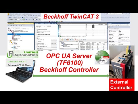 COM08b. OPC UA Beckhoff - TwinCAT 3 TF6100 (OPC UA Server) Beckhoff IPC ...