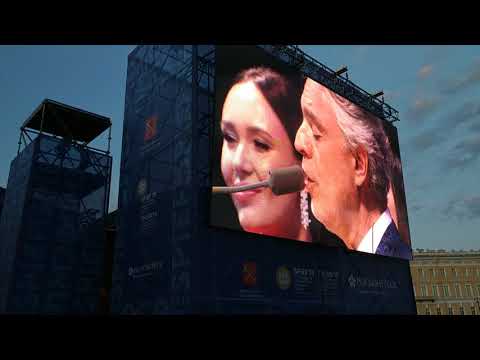 Andrea Bocelli & Aida Garifullina. Time to say goodbye