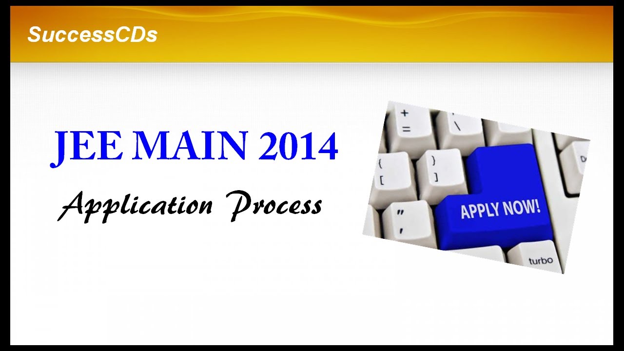 JEE MAIN Application Form - Simple Steps to Apply Online - YouTube