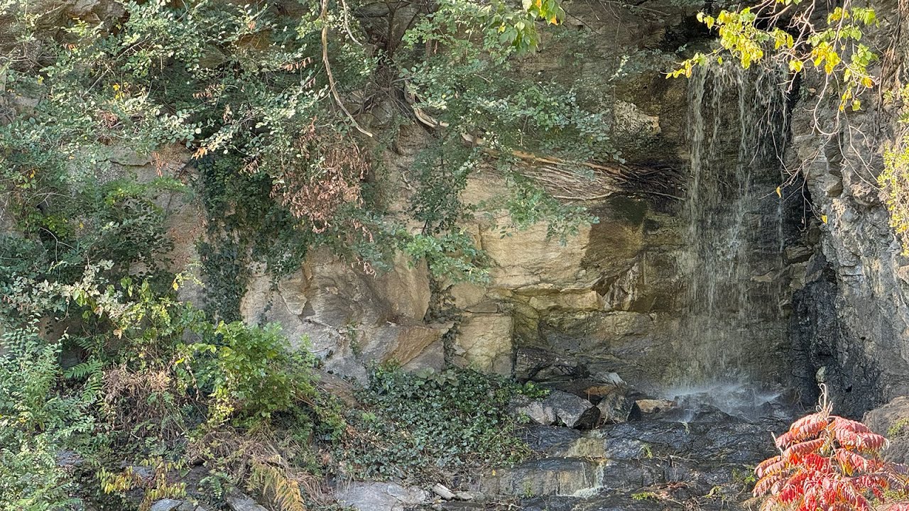 The Morningside Park Waterfall Restored - YouTube