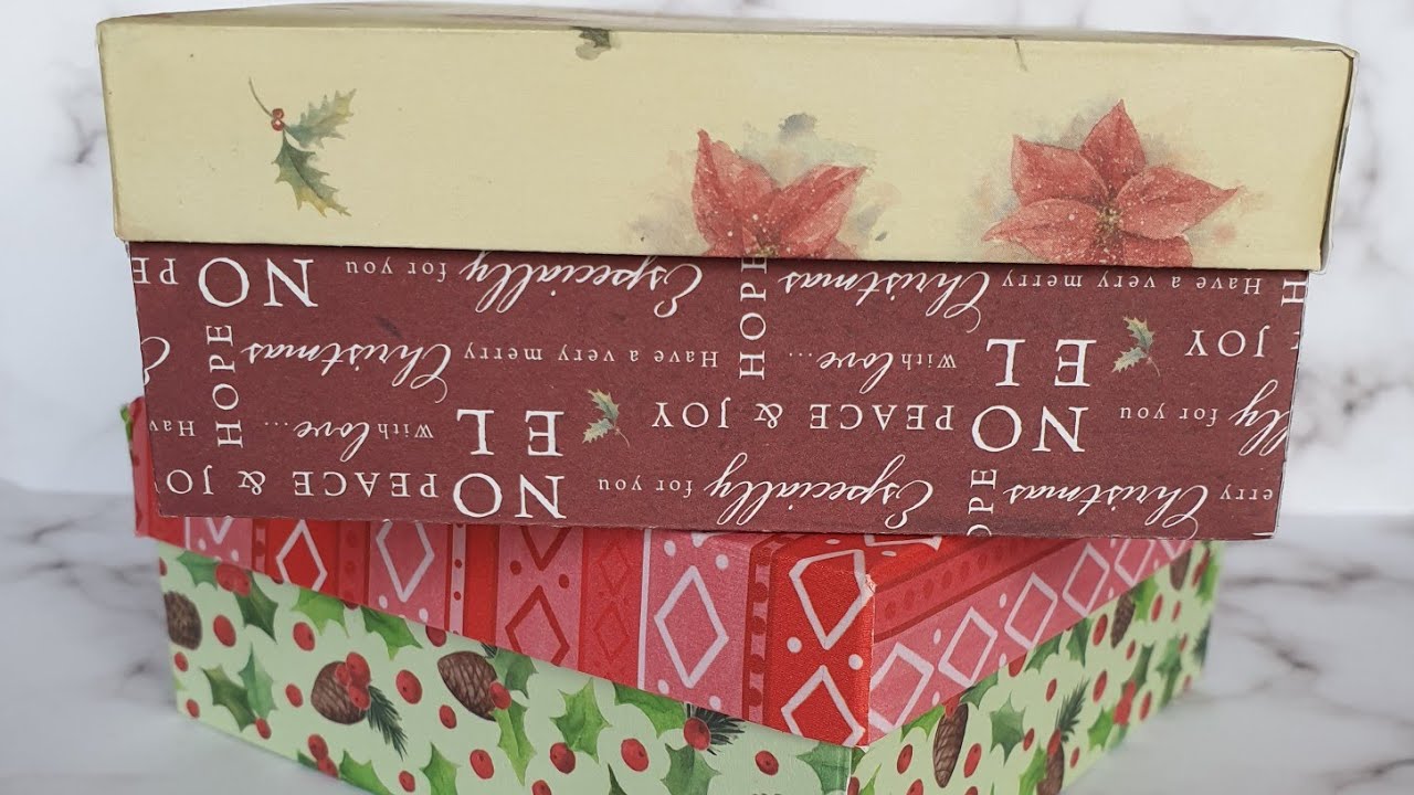 Gift box tutorial - YouTube