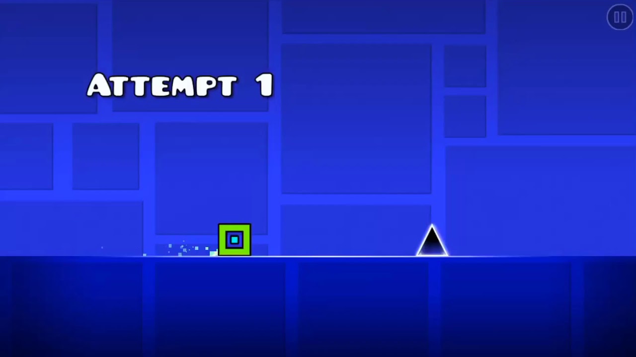 Geometry dash part 1!!!!! - YouTube