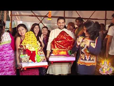 Ankit Bathla Dancing On DHOL BEATS And Welcomes Lord Ganpati - Ganesh Chaturthi Special 2016