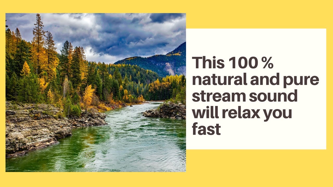 Gentle Stream Sounds :Relaxing Stream Sounds use for Relaxation, Sleep ...