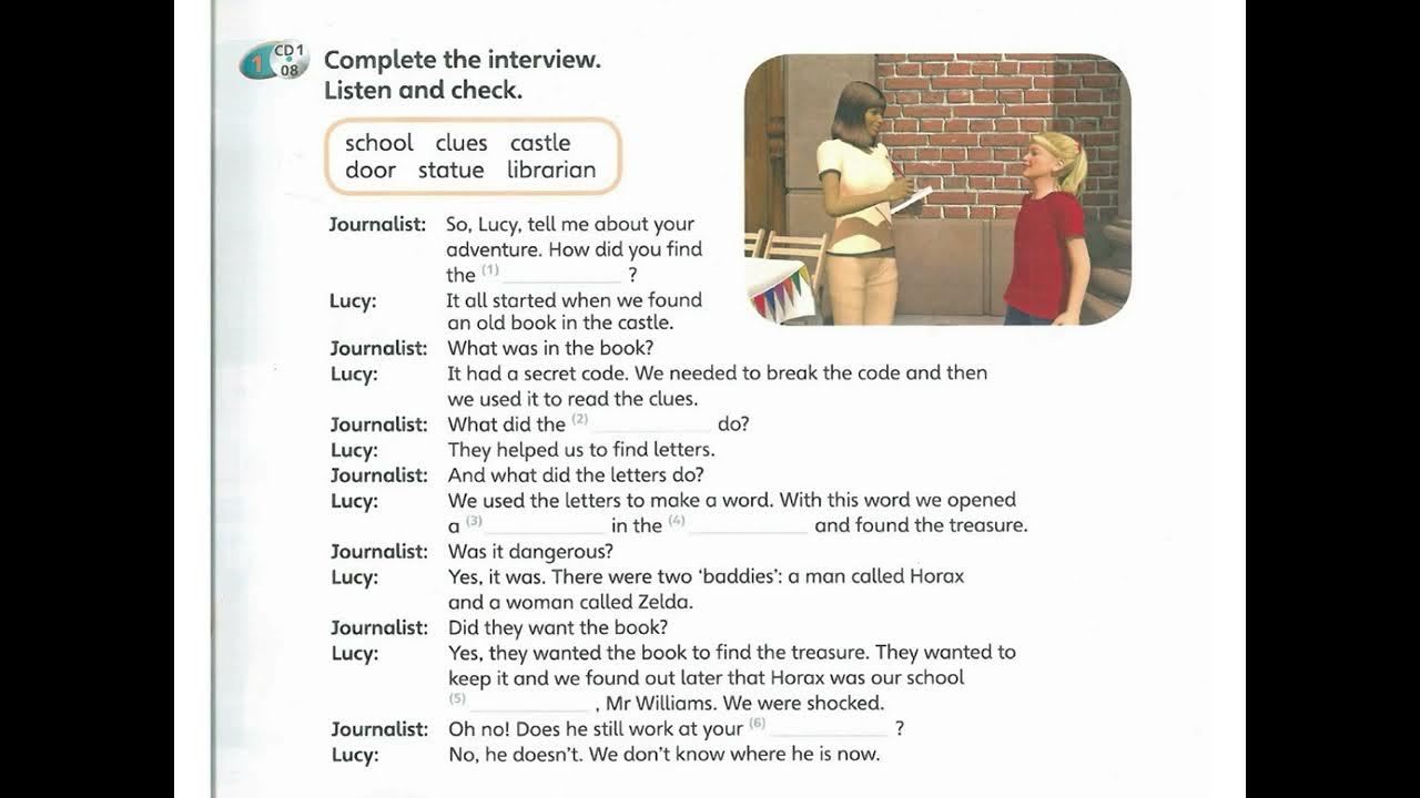 SUPER MINDS 4. Well done, Ben and Lucy! p.7, ex.1 listening - YouTube