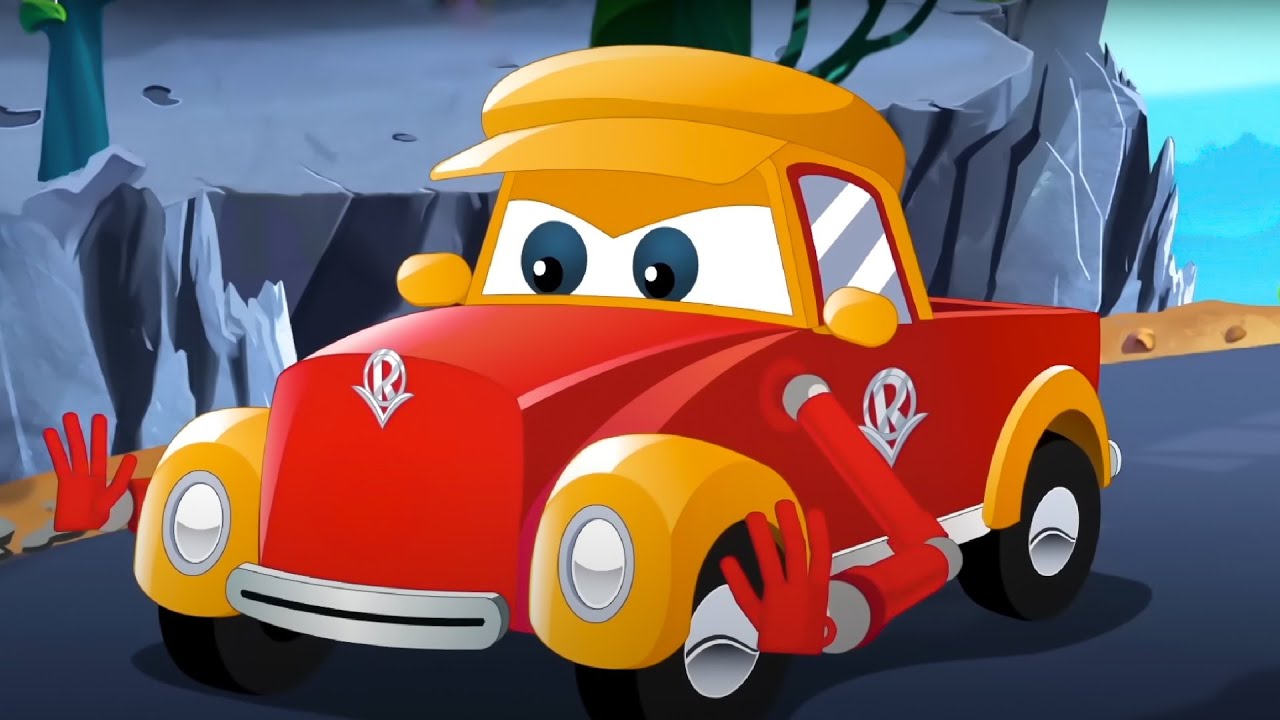 Slippery Slope Car Cartoons + More Car Cartoons for Kids - YouTube