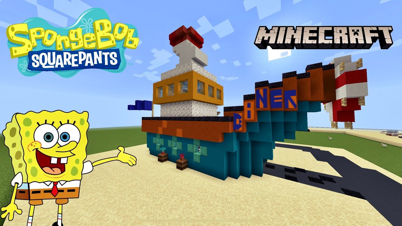 Spongebob Squarepants Minecraft Bikini Bottom World Tour part 6 ...