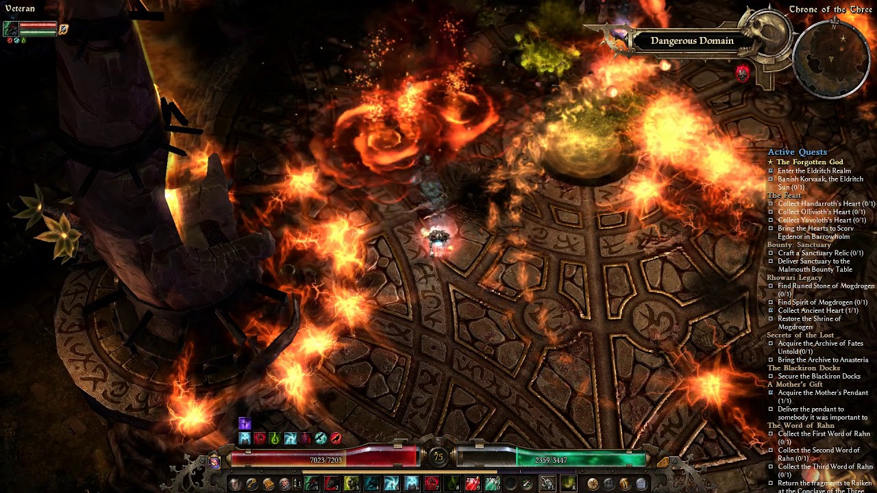 Grimdawn Forgotten Gods Final Boss The Eldritch Sun Season 3 - YouTube