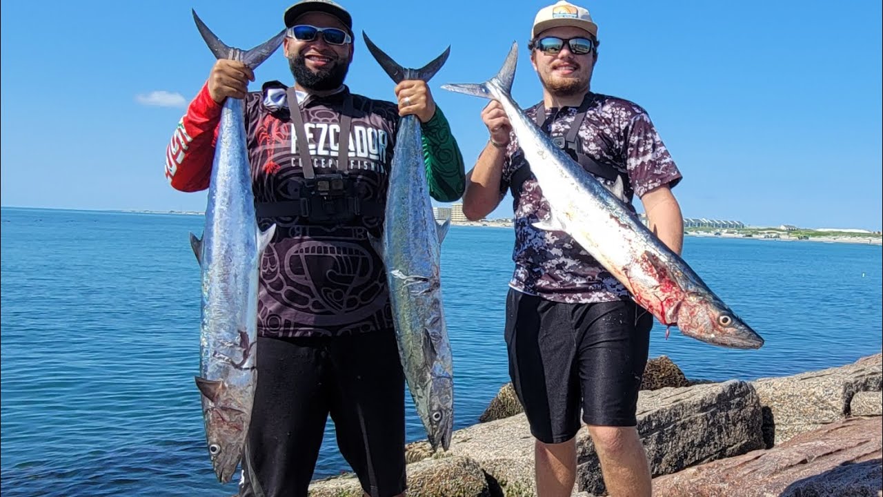 Fishing for Kingfish at the Jetties!(Packery channel)**Corpus Christi ...