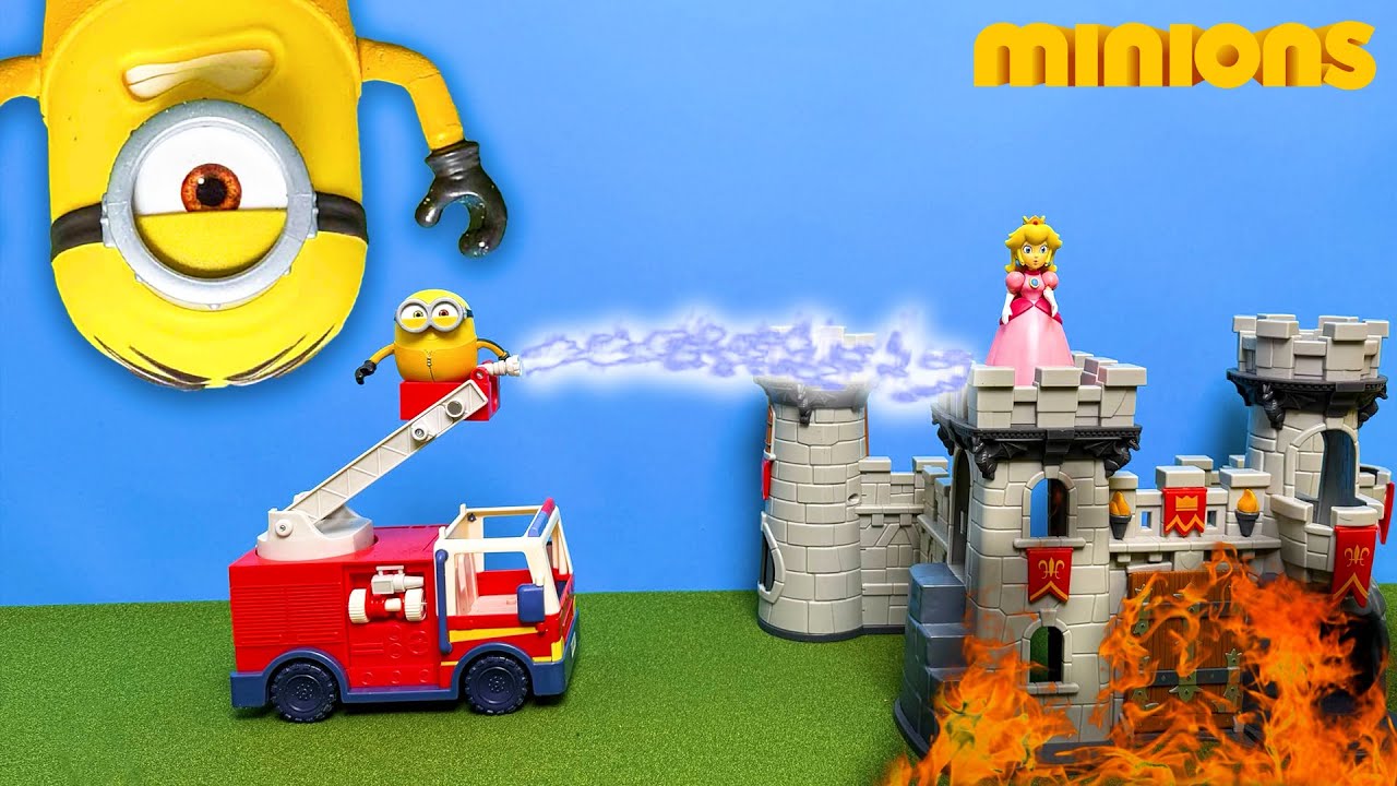 MINIONS ATTACK THE FIRE (Official Fire Fighters!) - YouTube