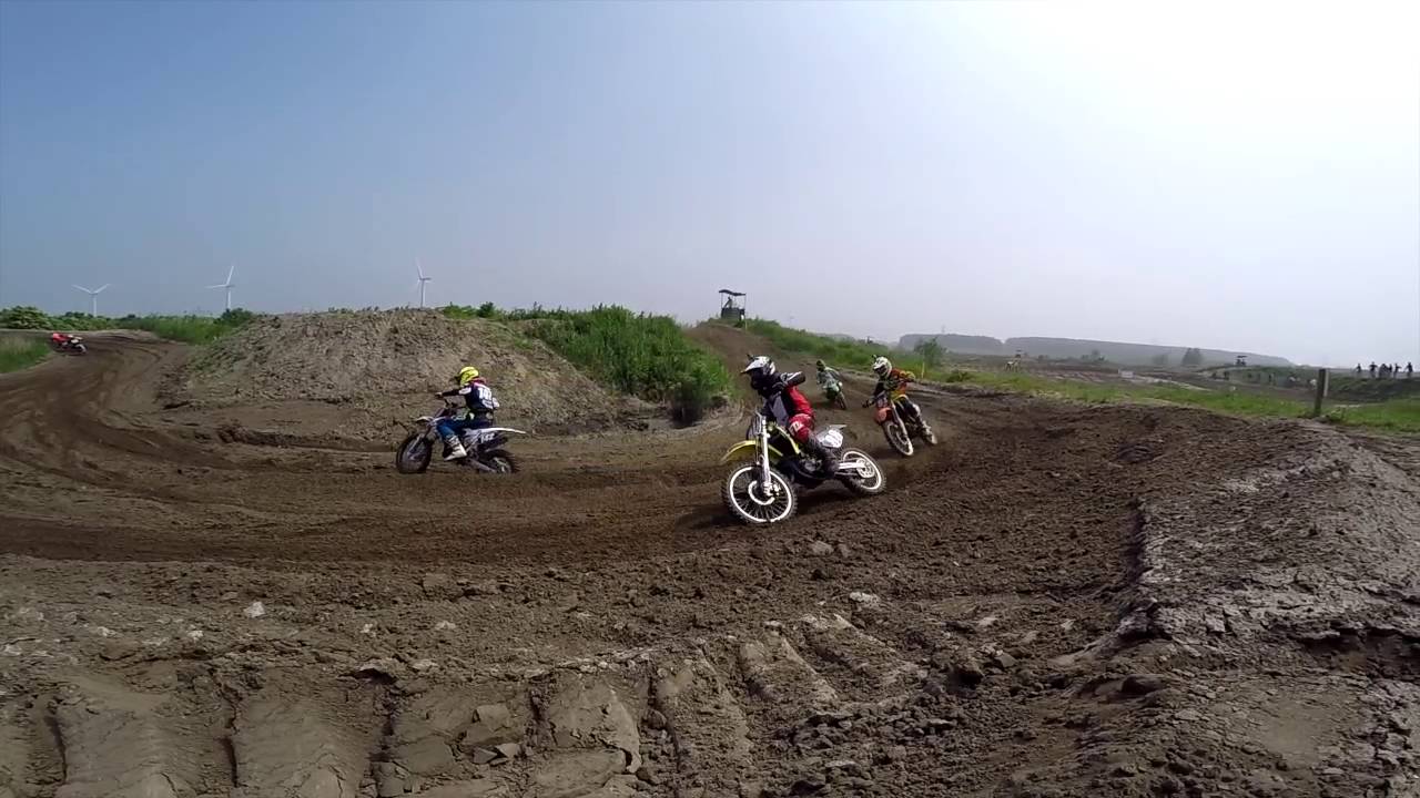 Mc Rilland Clubcross 28/05/2016 50 - 65 - 85cc Klasse - YouTube