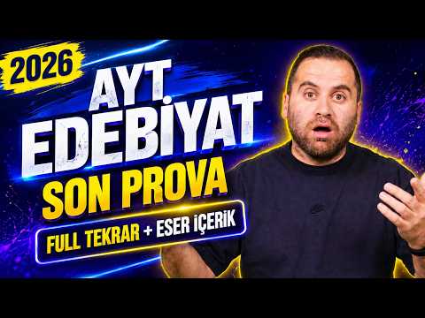 AYT EDEBİYAT DENEME ÇÖZÜMÜ  2026 SON PROVA