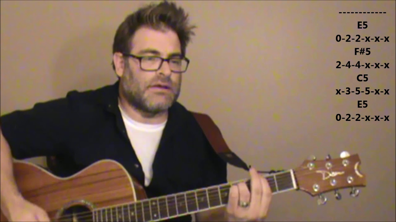 How to play "Backwater" by the Meat Puppets on acoustic guitar - YouTube