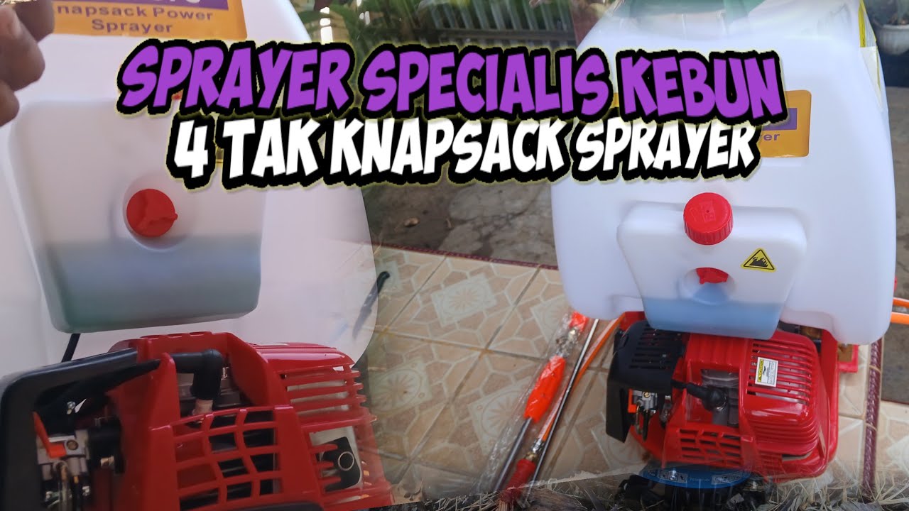 UNBOXING MESIN SPRAYER 4 TAK MATRIX || Tes kekuatan semprot - YouTube