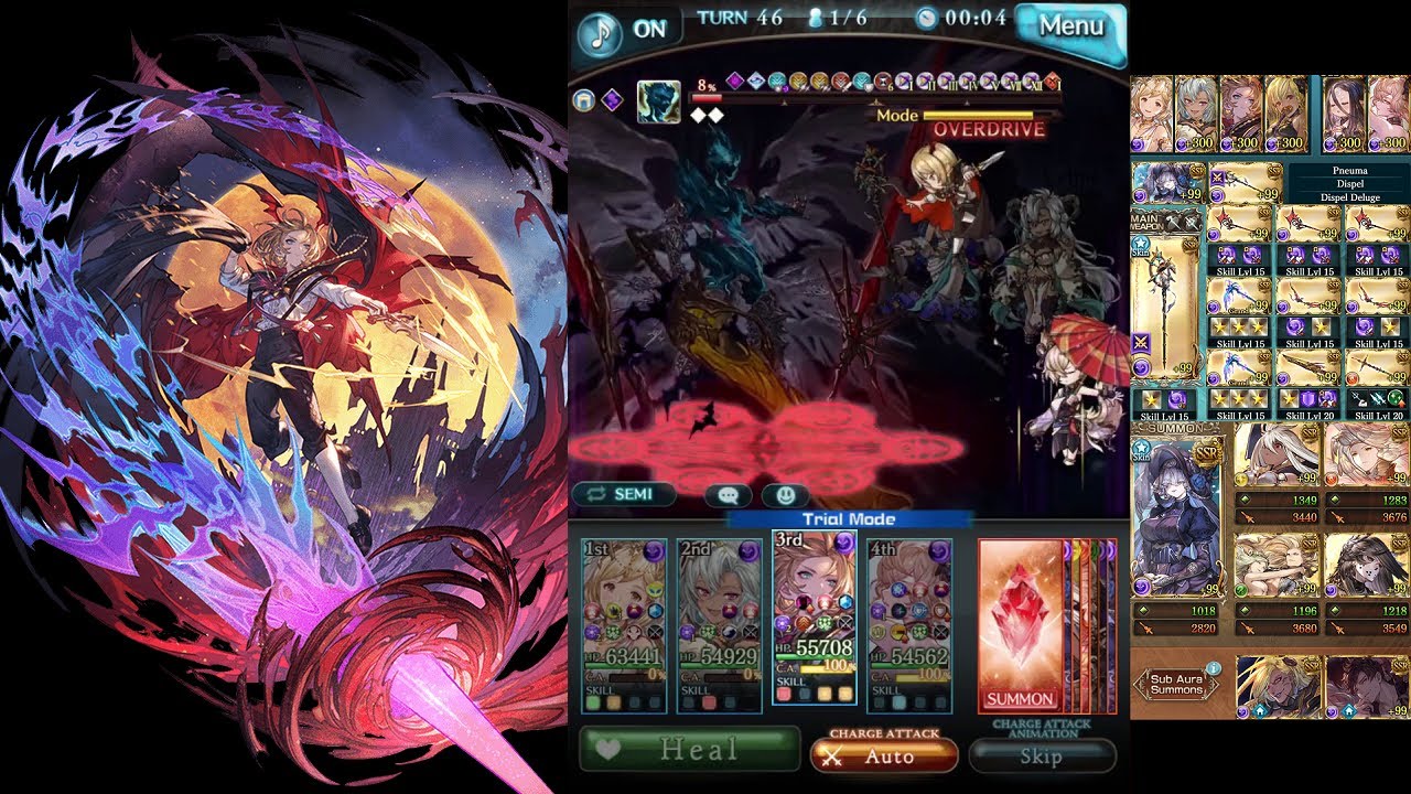 [Granblue Fantasy] Lucilius Hard Solo Dark Magna w/ Veight FLB No F5 ...