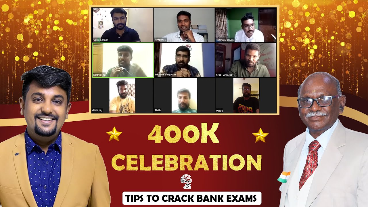 400K SPECIAL CELEBRATION | TIPS TO CRACK BANK EXAM - FROM CLEARED ...