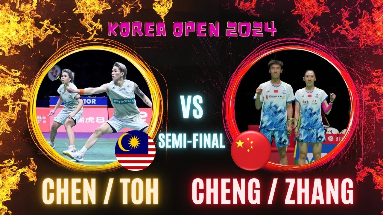 Game 1 | CHEN Tang Jie/TOH Ee Wei vs CHENG Xing/ZHANG Shu Xian | Korea Open 2024 Badminton - YouTube