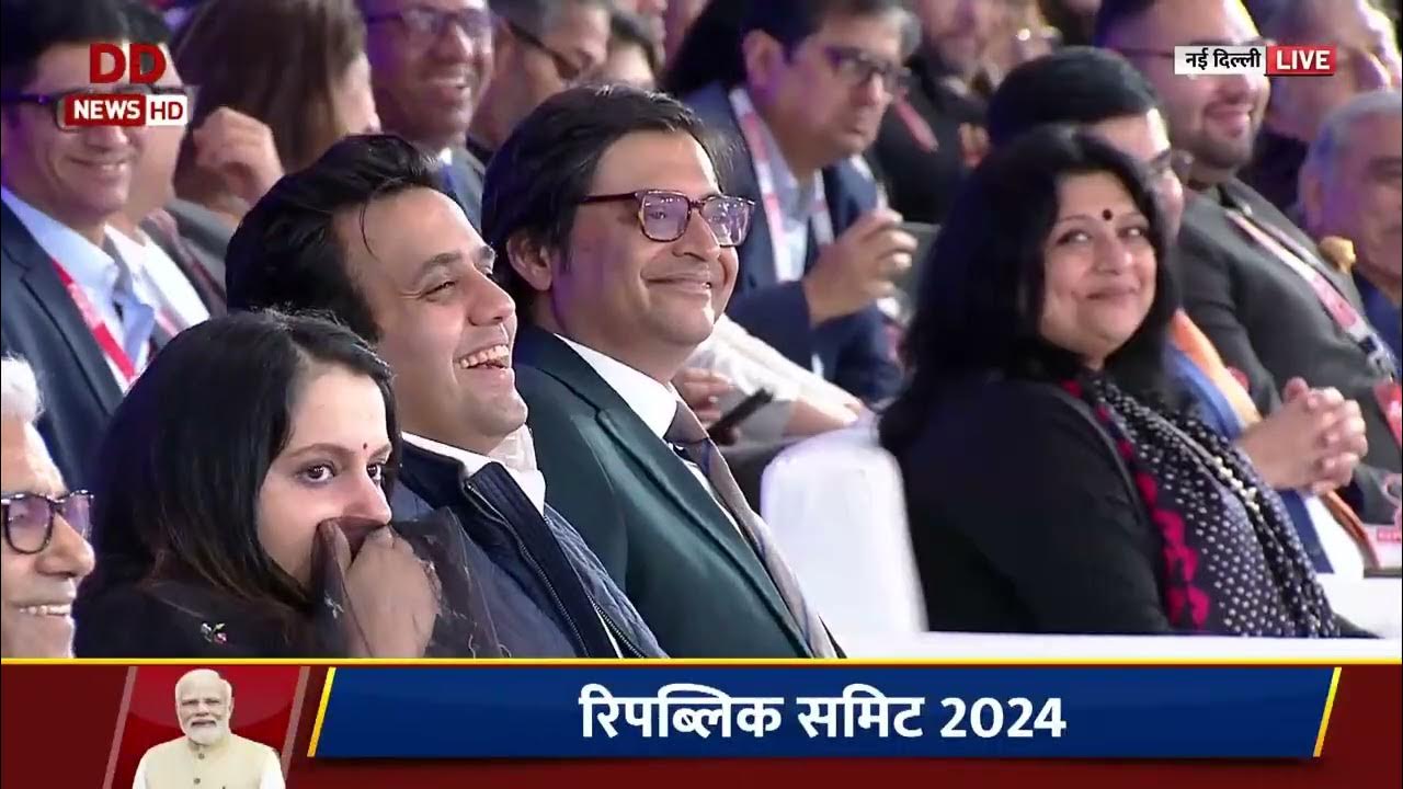 PM Modi delivers keynote address at Republic Summit 2024 on the theme 'Bharat: The Next Decade ...