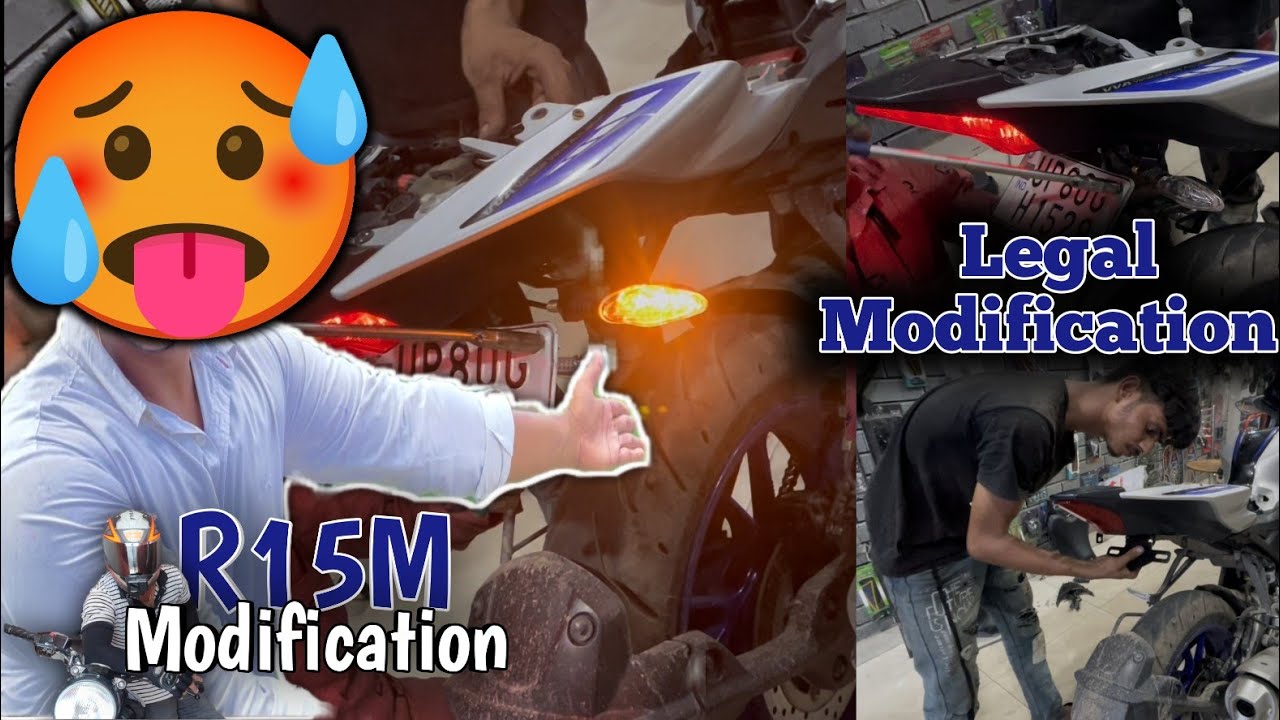 Police 🚨 Bhi nahi Rok sakta R15m Foldable Number Plate Aisa Lagana ...