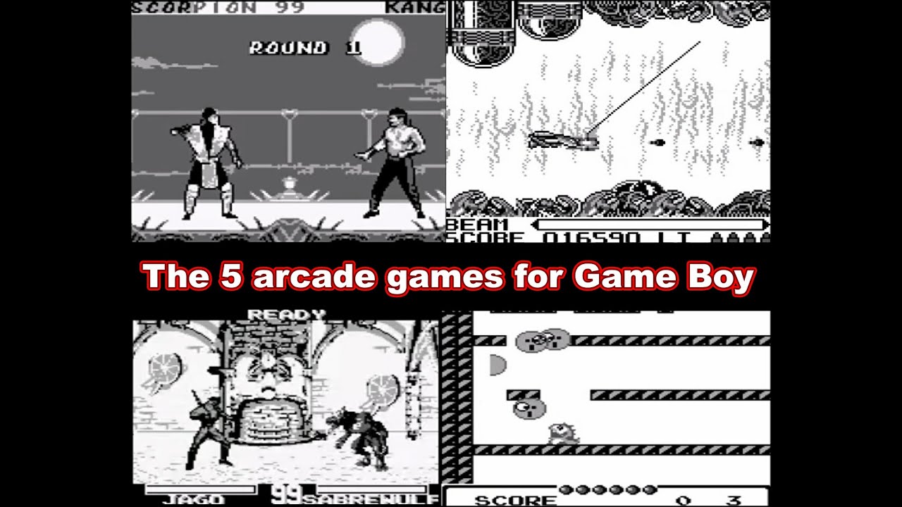 The 5 arcade games for Game Boy - YouTube