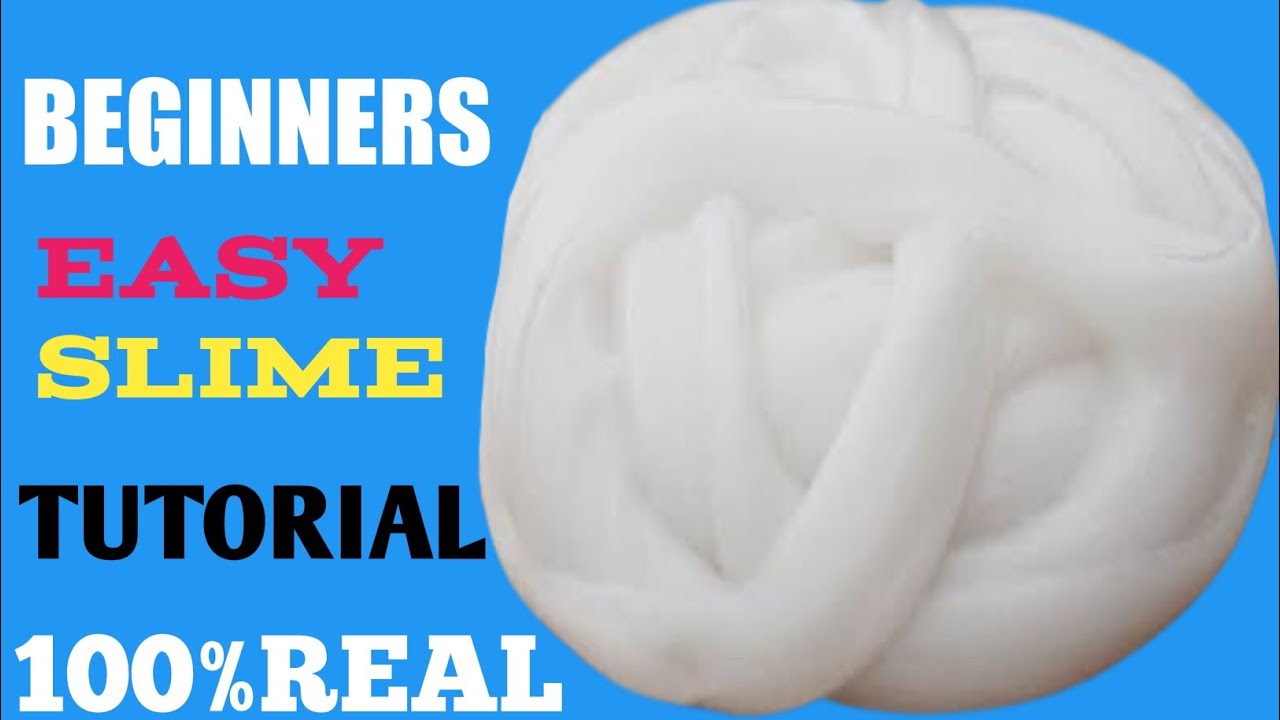 How to Make SLIME for Beginners/Best EASY Way to Make Slime/homemade ...