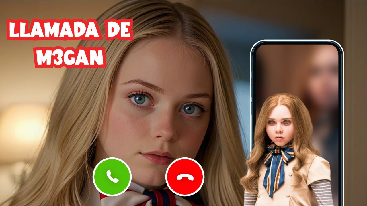 Llamada de M3gan 📞M3GAN EN LA VIDA REAL #llamadadem3gan - YouTube
