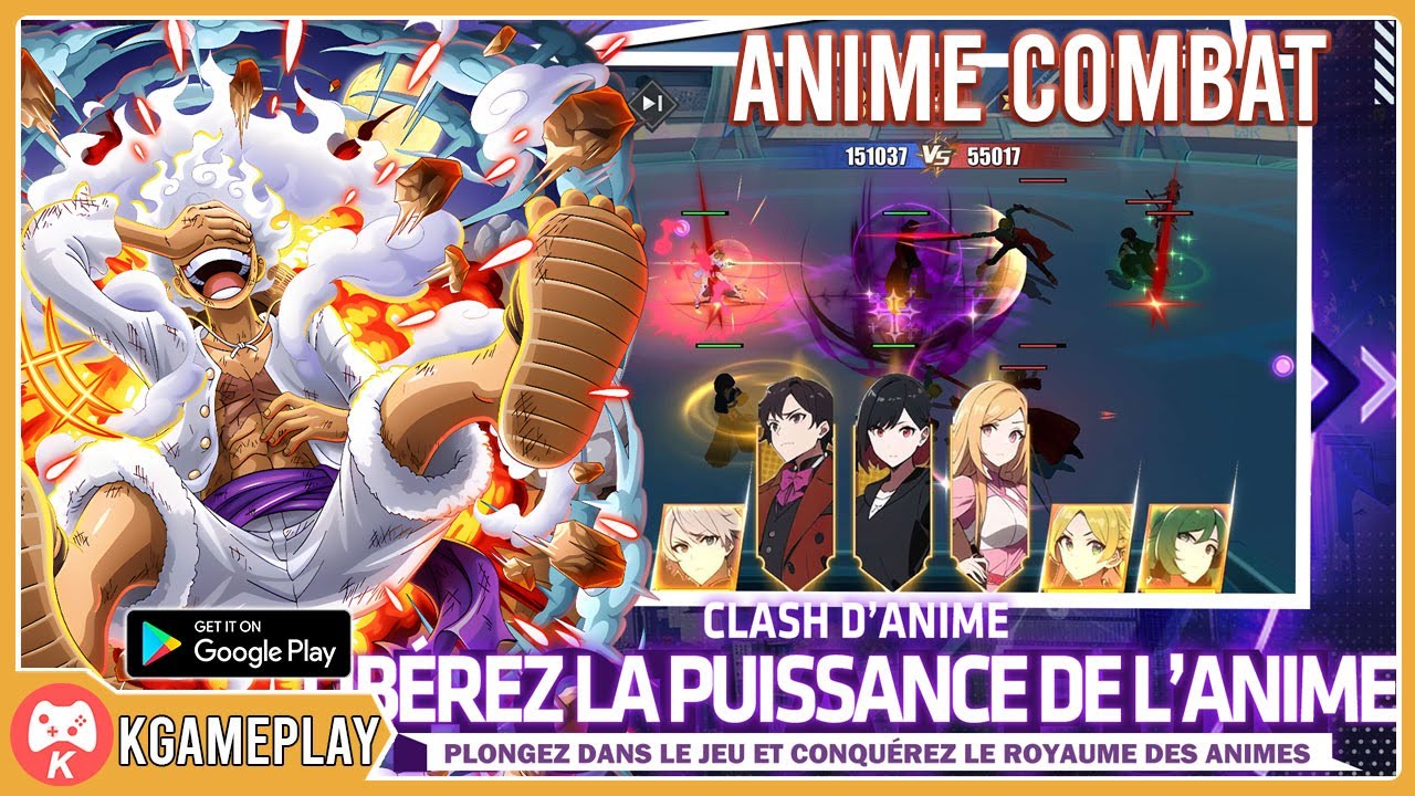 Anime Combat Gameplay Android iOS Games - YouTube