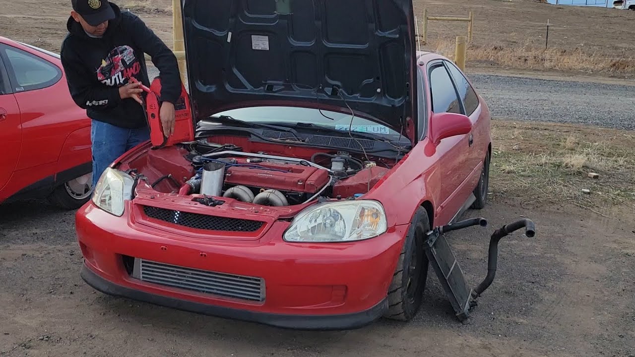 Part 3# on my brothers turbo EM1 - YouTube