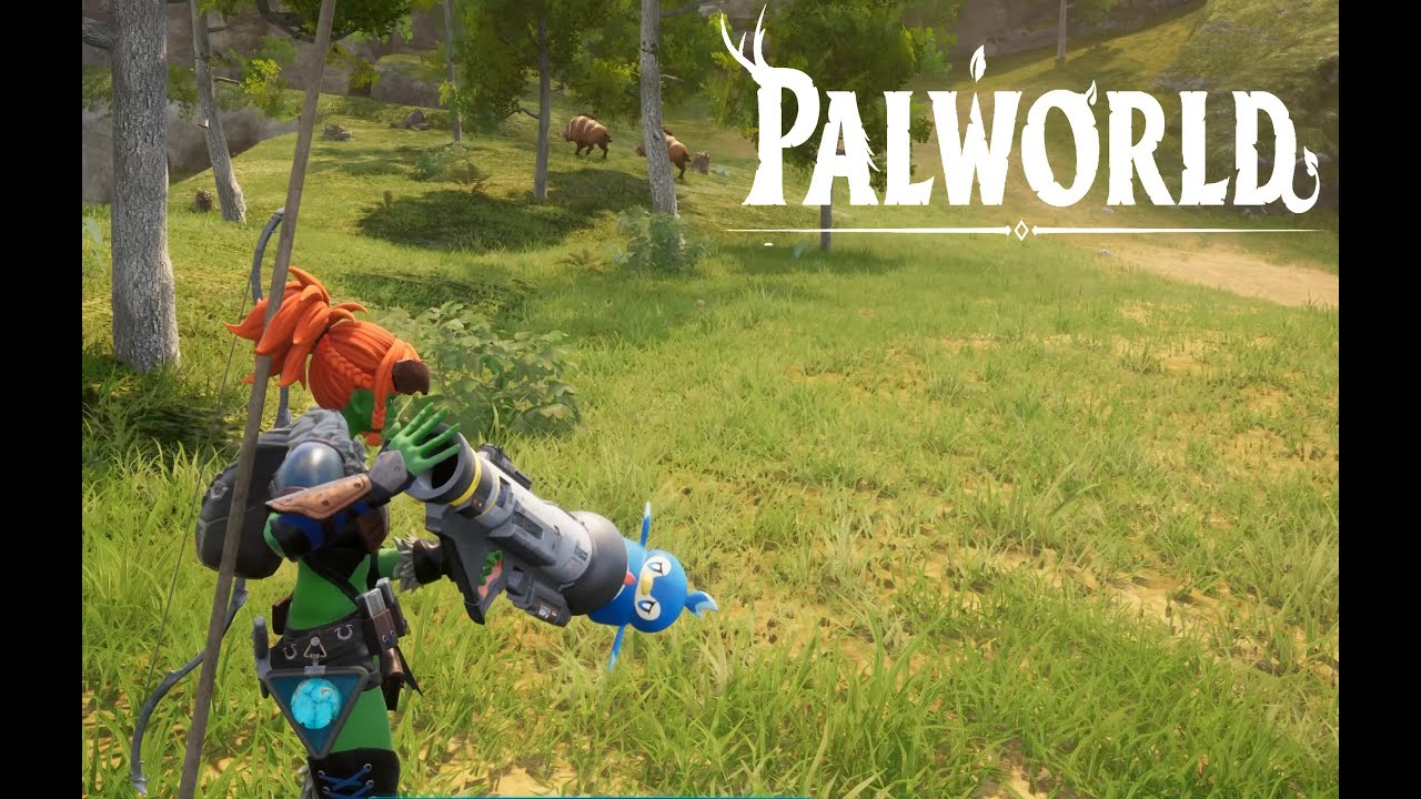 PalWorld - Fox Flamethrower and Penguin Bazooka - YouTube