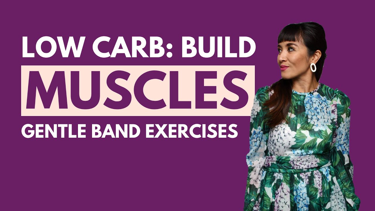 Muscle Building Band Exercises 1 Low Carb Fasting Keto - YouTube