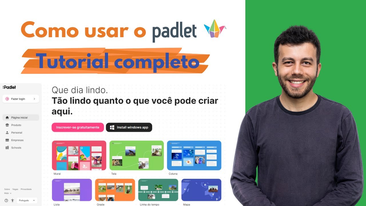 Como usar o PADLET - Tutorial Completo - YouTube