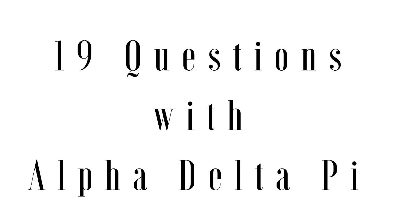 19 Questions with Alpha Delta Pi - UCLA ADPi House Tour - YouTube