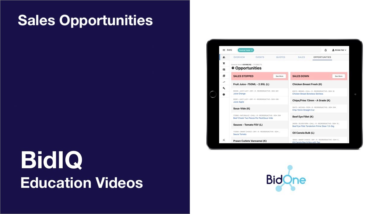 BidIQ Educative Video - Sales Opportunities - YouTube