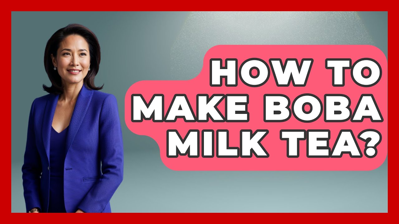How To Make Boba Milk Tea? - Beverage Buff - YouTube