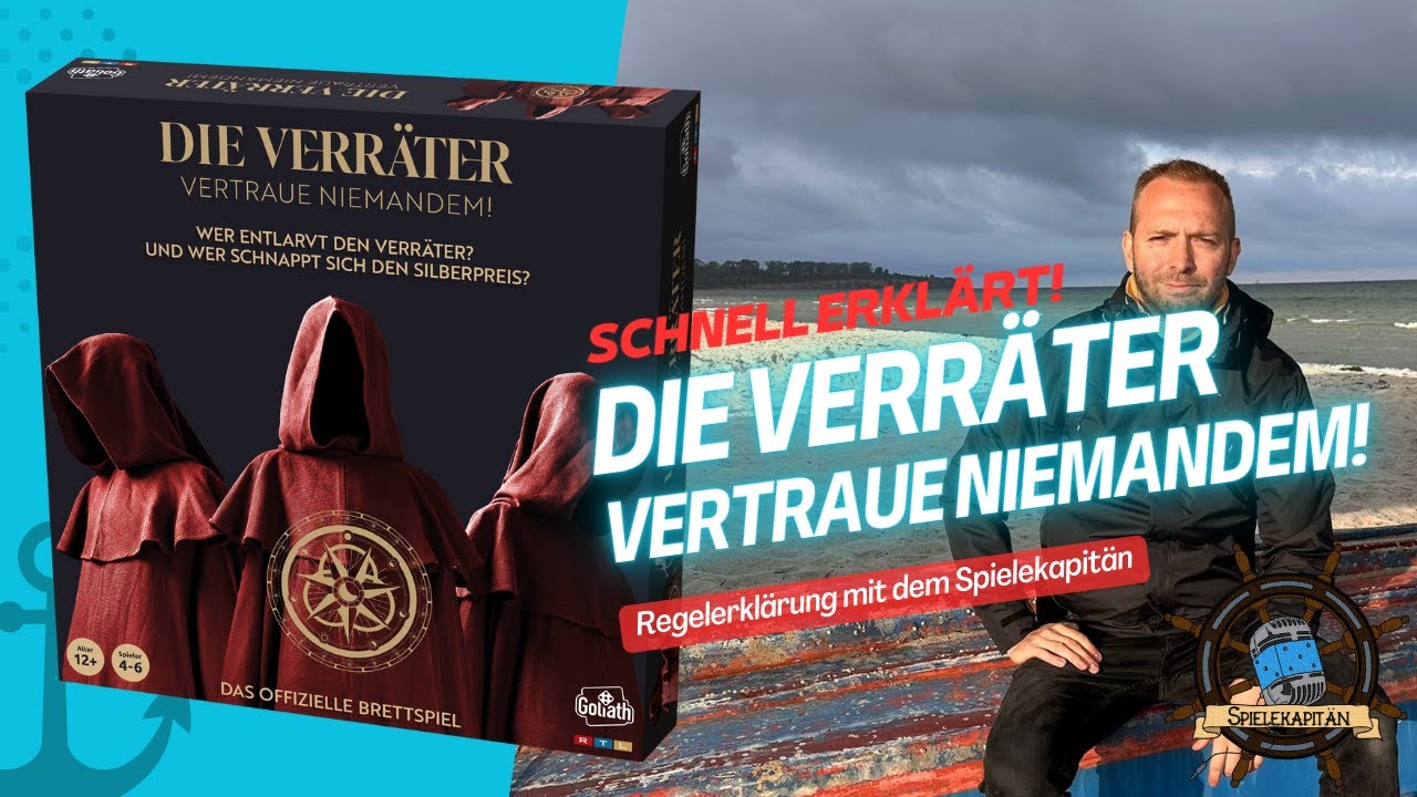 Die Verräter, Vertraue Niemandem! Das Brettspiel schnell erklärt!⚓ ...